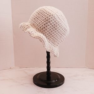 Hand Crafted | Accessories | Neutral Crochet Bucket Beanie | Poshmark